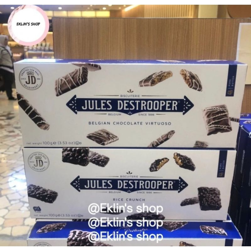 Jual jules destrooper biscuit belgia chocolate virtuoso | rice crunch ...