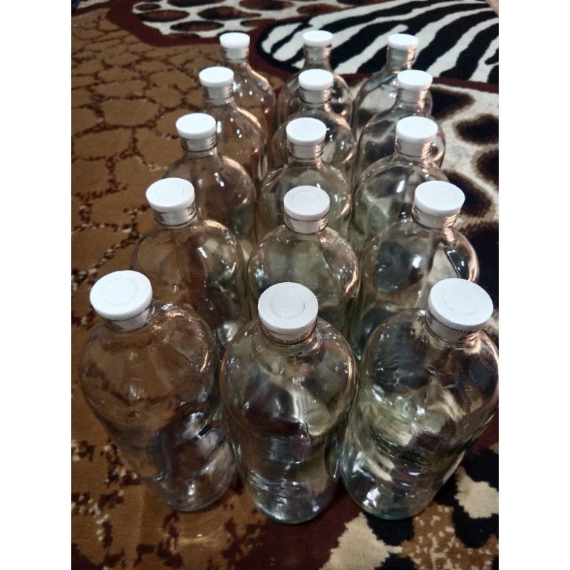 Jual Botol Liter/Botol bensin/botol kaca bekas.1000ml/1L | Shopee Indonesia