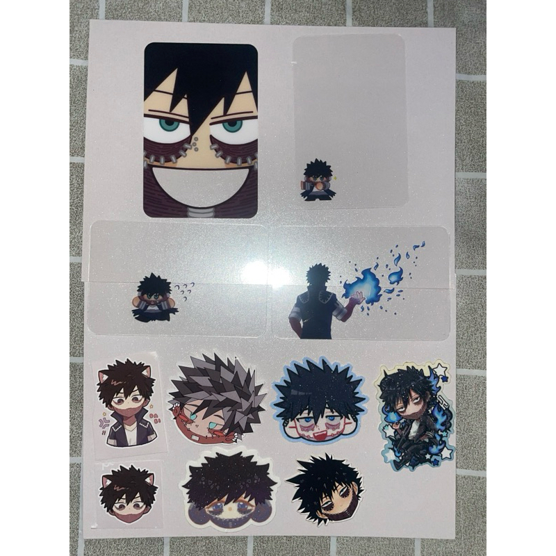 Jual clear card photo pc kartu dabi my boku no hero academia sticker ...