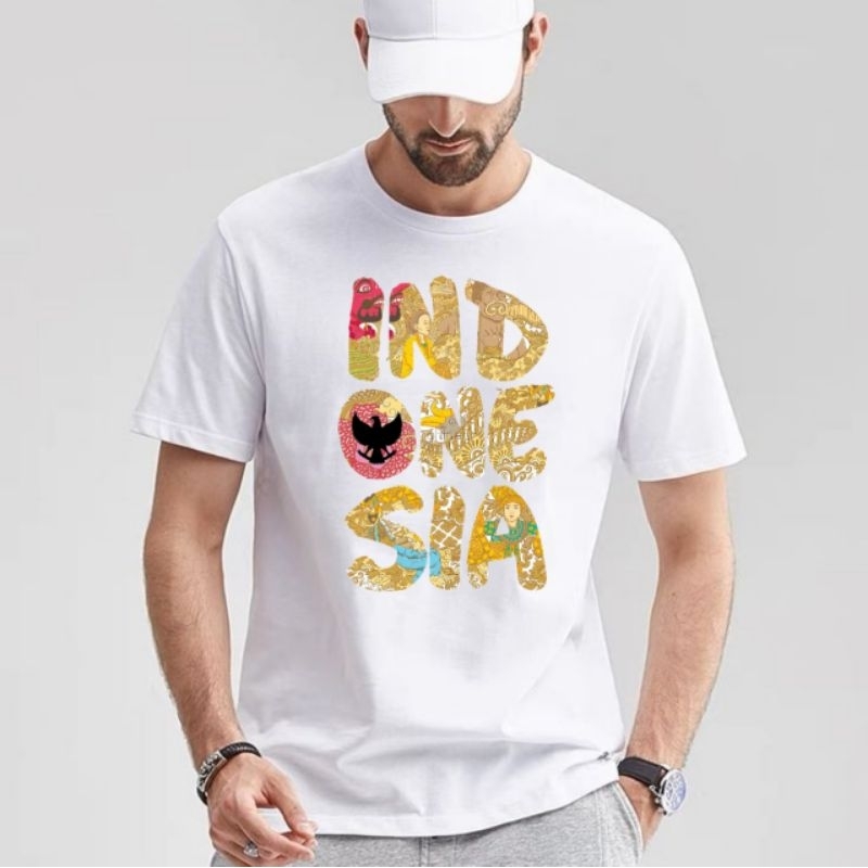 Jual MG clothing Kaos distro premium tema Indonesia desain tulisan batik kaos custom Indonesia ...