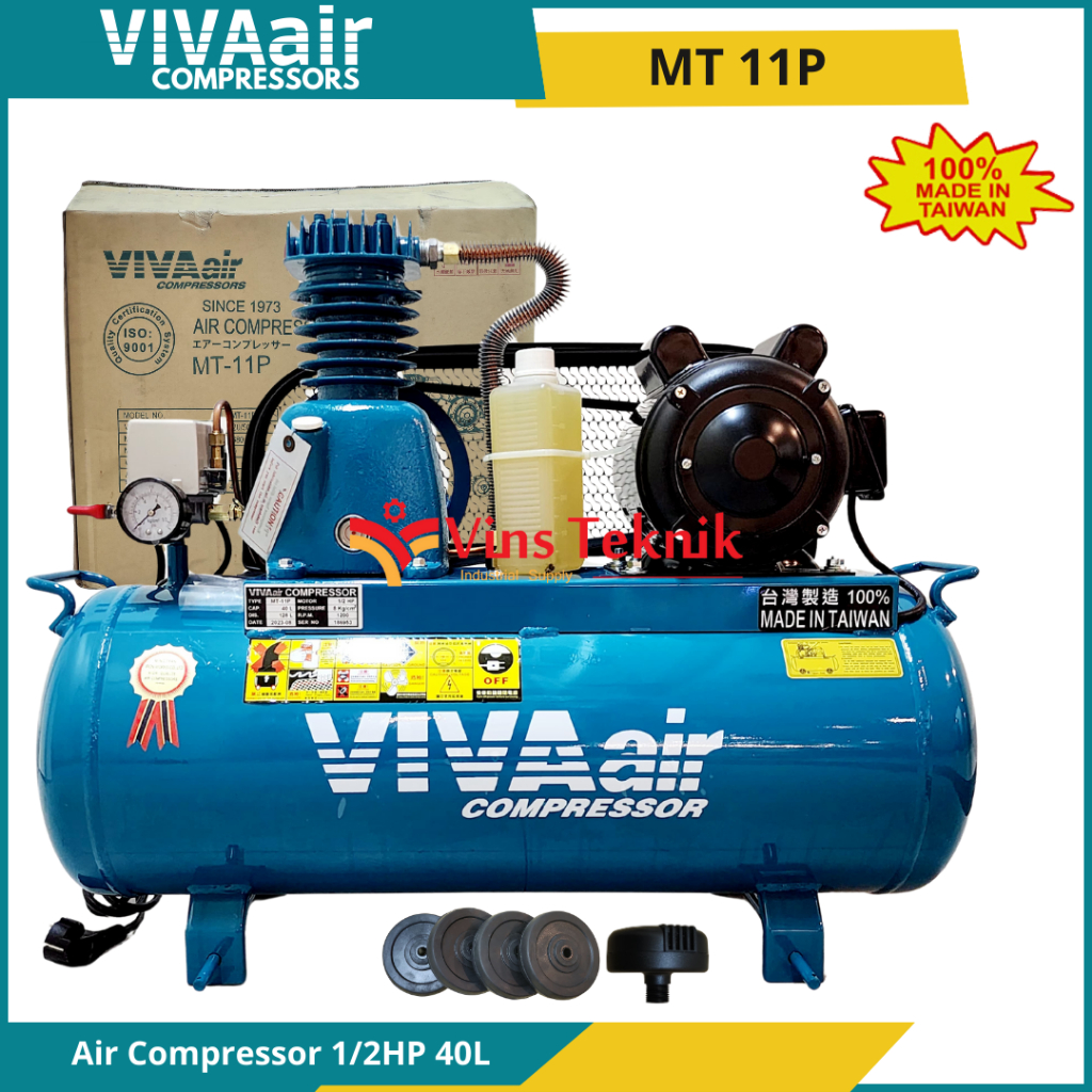 Jual Viva Air MT-11P Kompresor Compressor Automatic 1/2HP 40L Taiwan ...