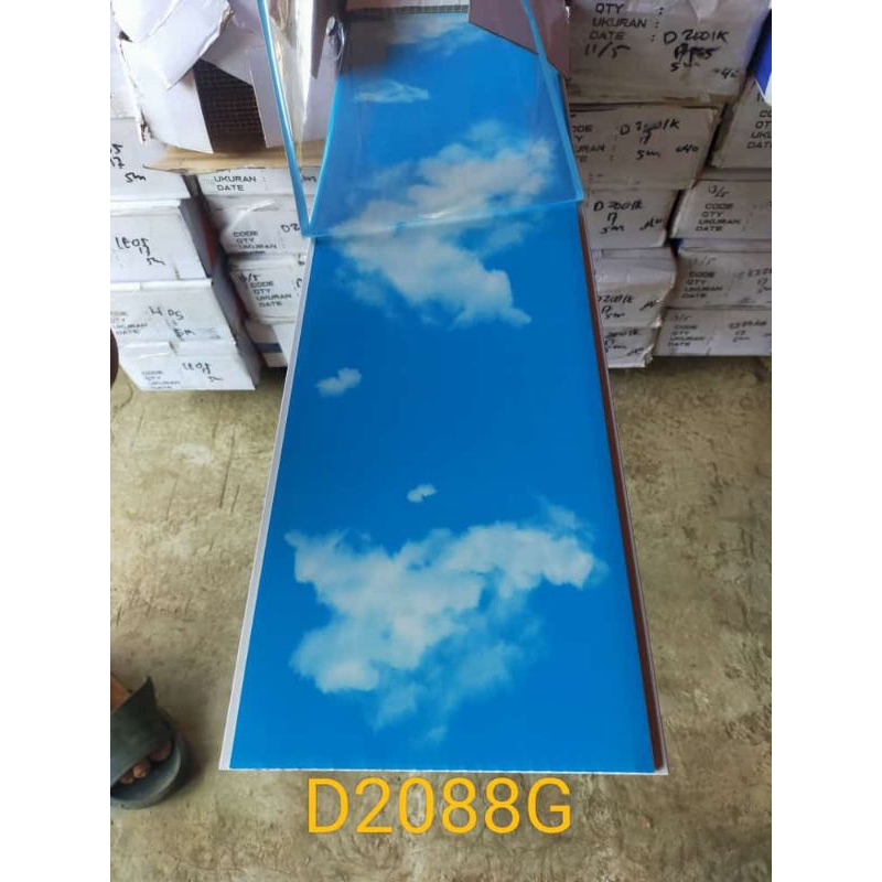 Jual PLAFON PVC MOTIF AWAN GLOSSY TERMURAH | Shopee Indonesia