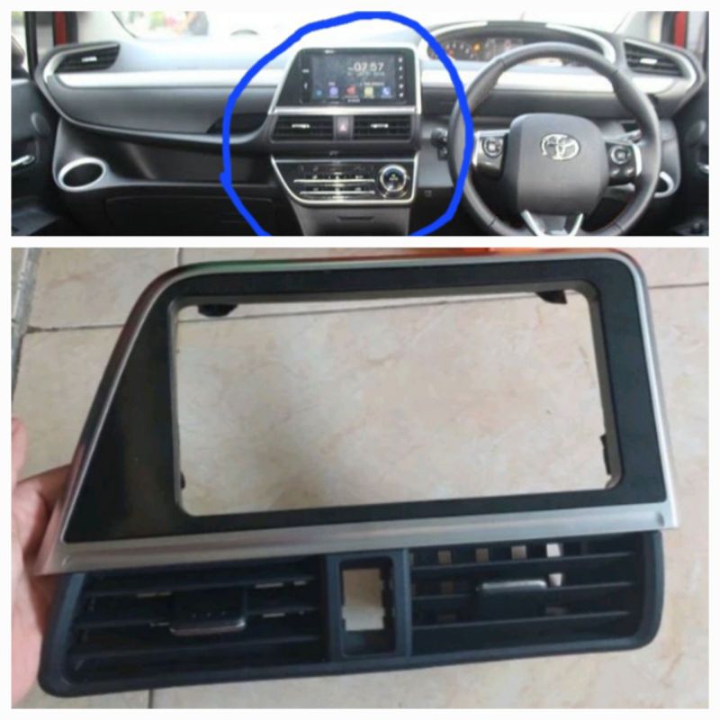 Jual Frame panel tape head unit sienta original | Shopee Indonesia