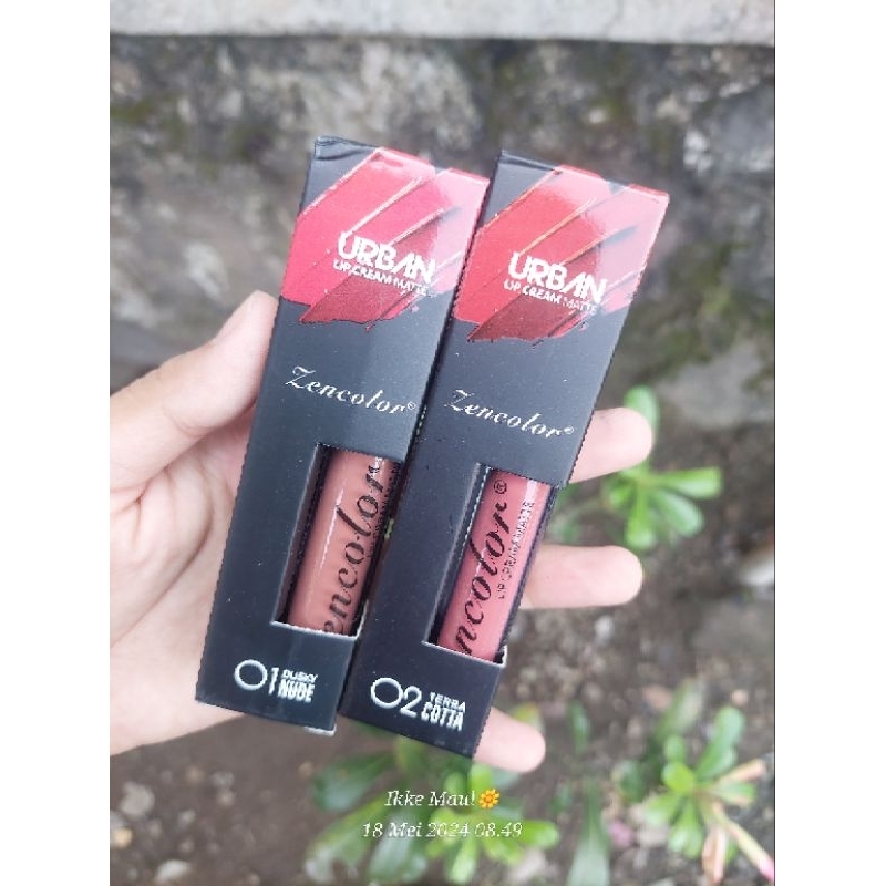 Jual ORIGINAL BRAND ""ZENCOLOR"" Urban Lip Cream Matte Moisturizer ...