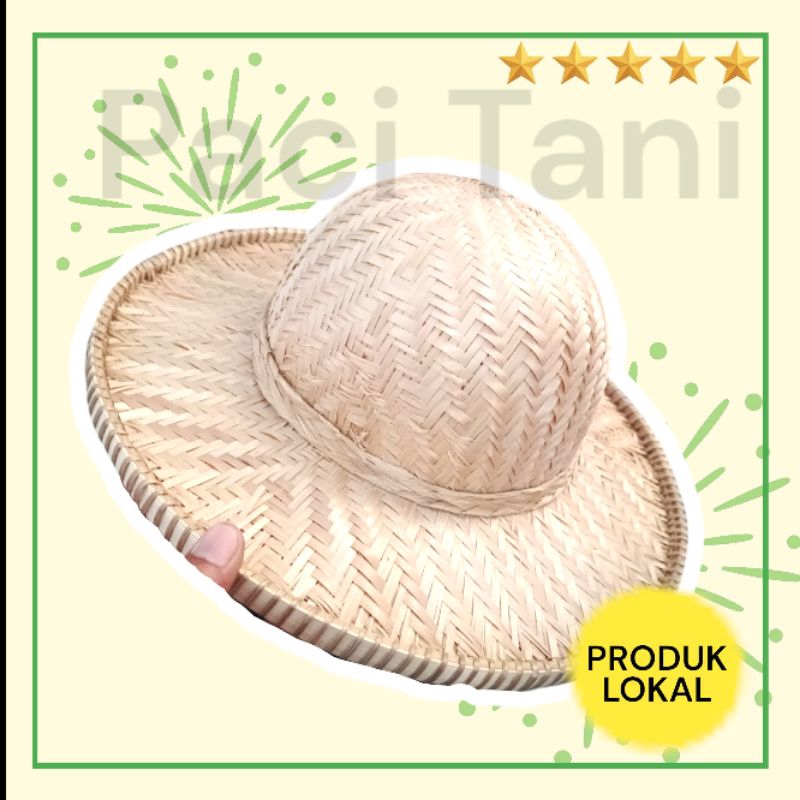 Jual Caping Petani Topi Petani Capil Buyuk Caping Bambu Anyaman Asli ...