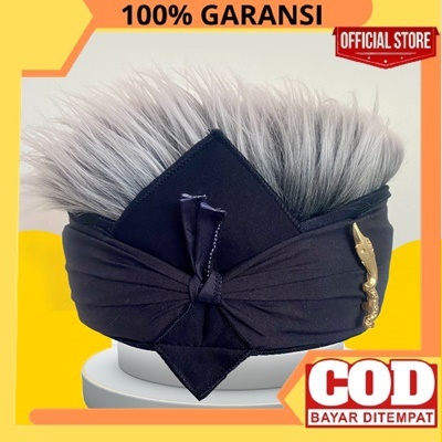 Jual udeng praktis rambut premium garansi totopong iket wig pria ...