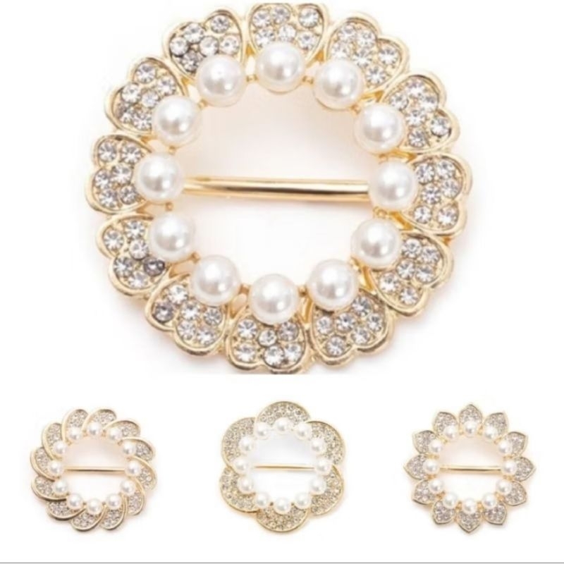 Jual Ring Hijab Mutiara | Ring Motif Elegan | Ring Hijab Full Mata ...