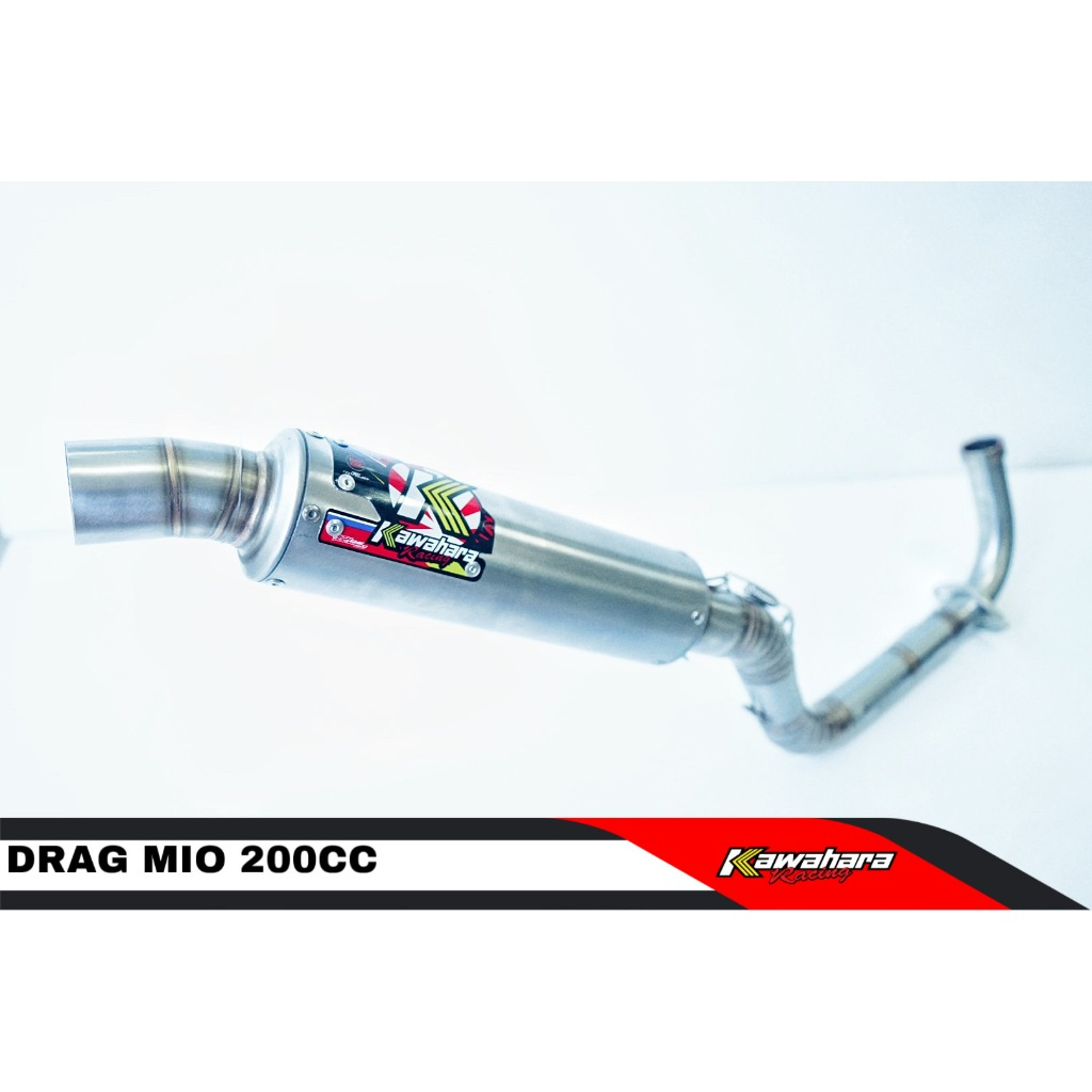 Jual Kawahara Exhaust / Knalpot Drag Mio 200cc | Shopee Indonesia