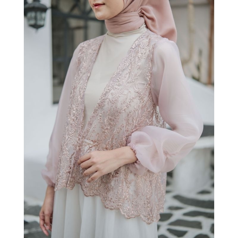 Jual Outer brokat organza / outer brukat / baju kondangan Ajmala ...