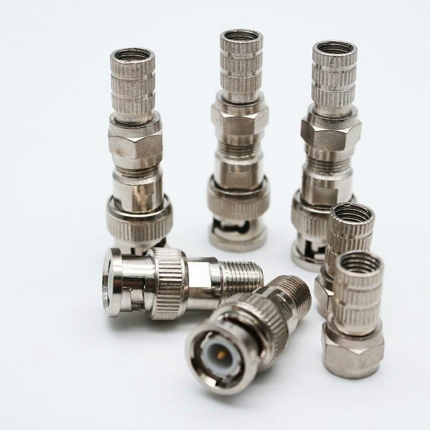 Jual Konektor Konektor BNC Drat - Connector Jack BNC Drat CCTV Konektor RG6 RG59 Male Kualitas ...