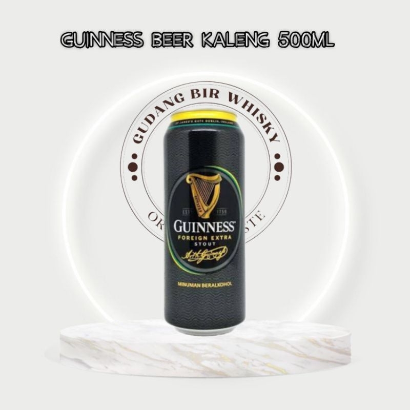 Jual Guinness Beer kaleng 500ML | Shopee Indonesia