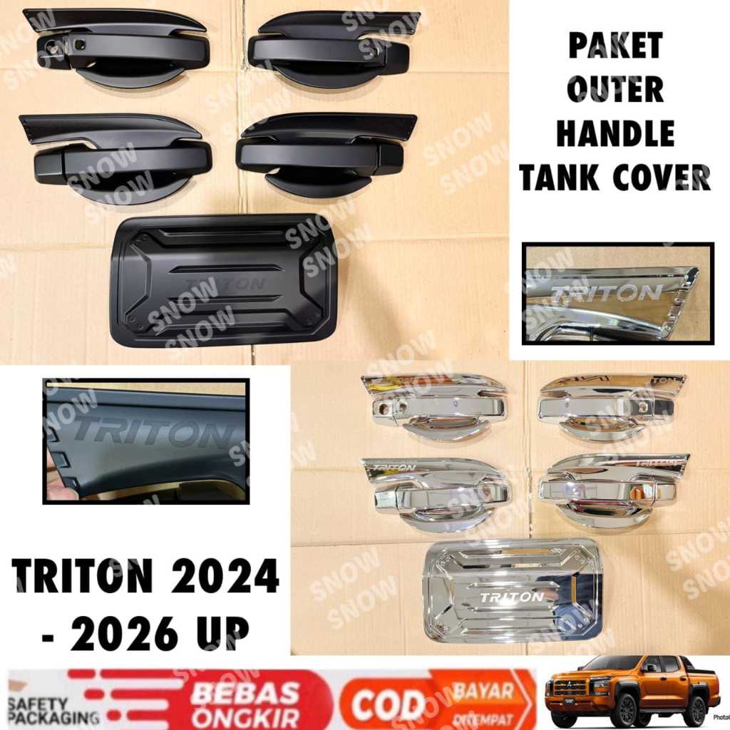 Jual Paket Outer Handle Tank Cover New Triton 2024 2025 2026 2027 up ...
