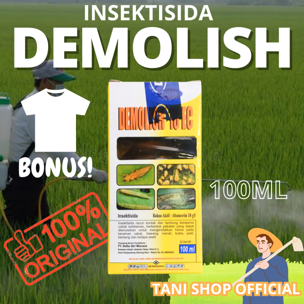 Jual Insektisida Demolish 18 EC 100ml - Solusi Ampuh Kendalikan Hama ...