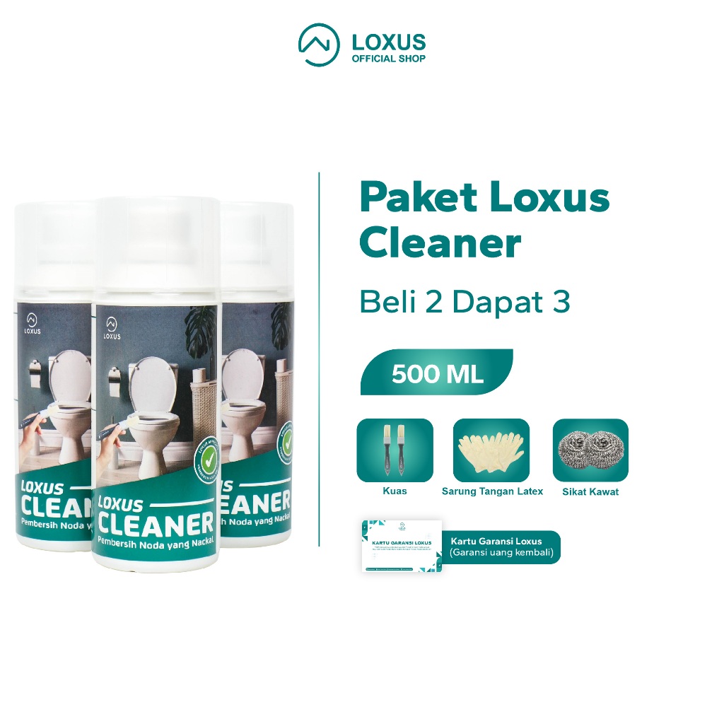 Jual Paket Loxus Cleaner Beli 2 Dapat 3 | Shopee Indonesia
