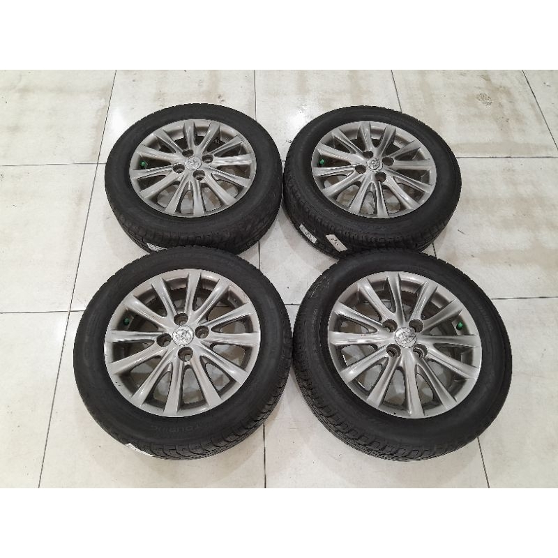 Jual velg oem copotan mobil ring 15 Ban 185 60 r15 vios yaris calya | Shopee Indonesia
