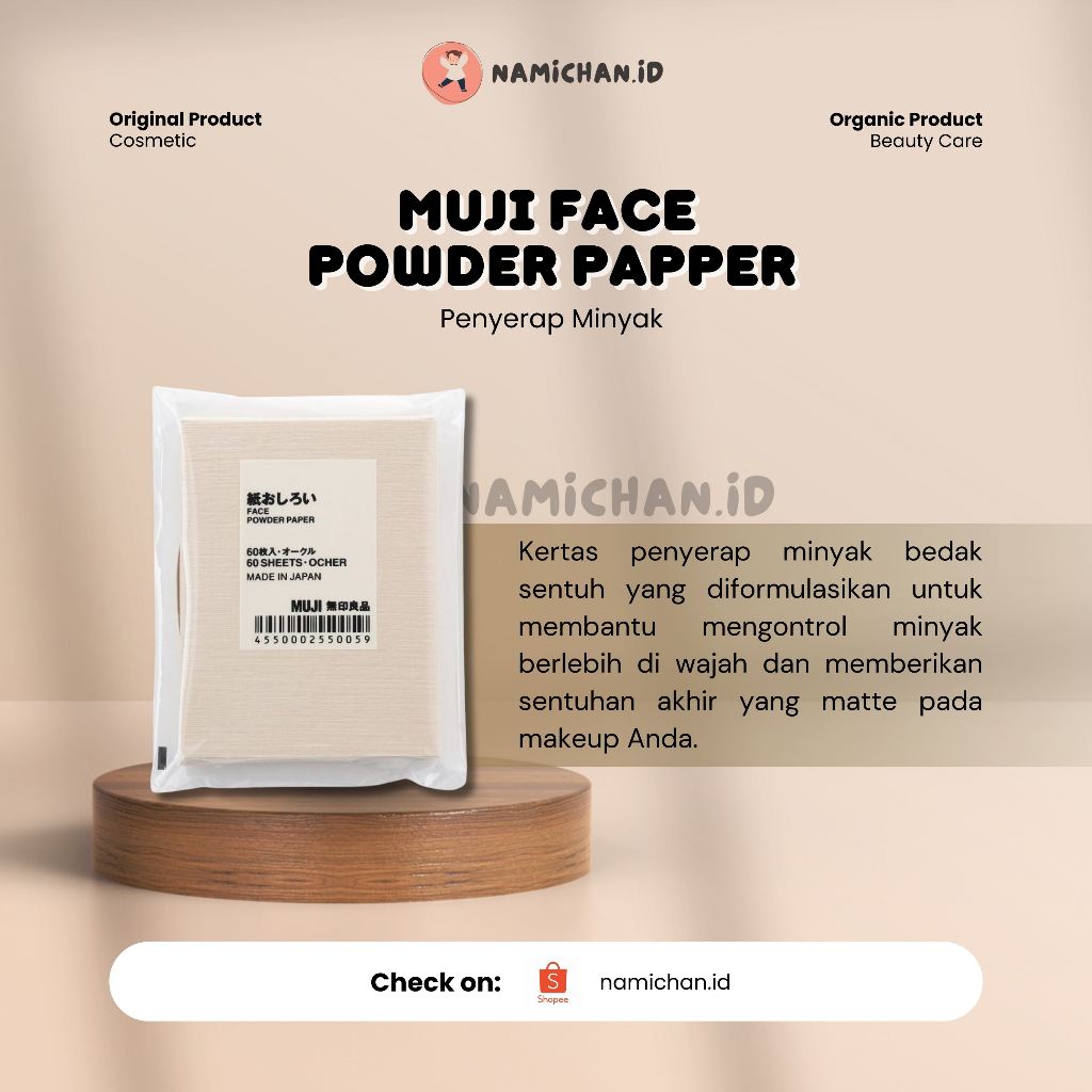 Jual [ Ready Stock ] Muji Face Powder Papper | Muji Face Blotting Paper ...