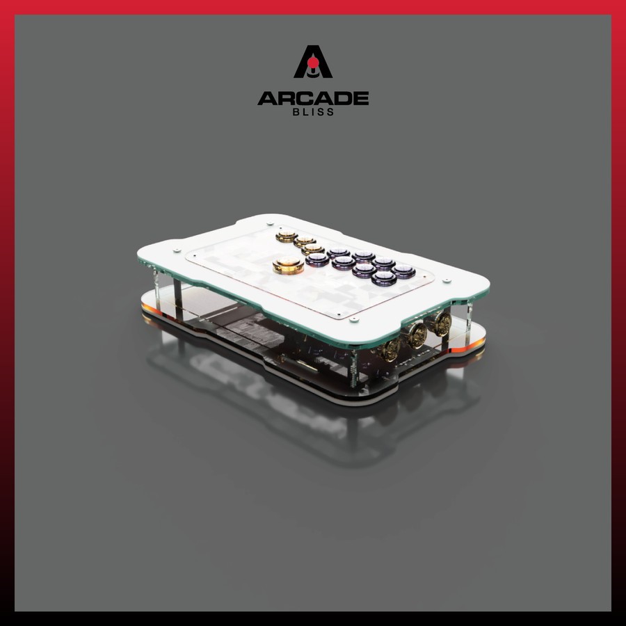 Jual Simetre HB12 Arcade Stick Case KIT Hitbox DIY Enclosure Fighting ...