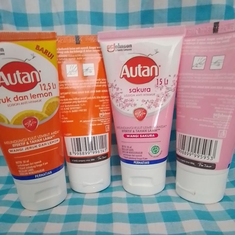 Jual Autan lotion anti nyamuk tube 50ml | Shopee Indonesia