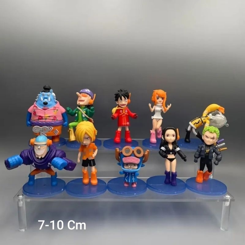 Jual Maianan Action Figure One Piece kru Topi jerami Monky D Luffy zoro ...