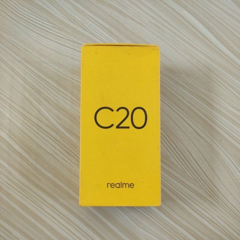 Jual dosbook dus box kotak hp REALME C20 original copotan | Shopee ...