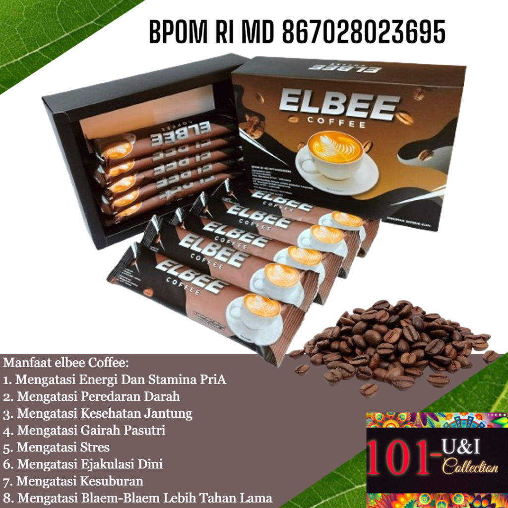Jual DISTRIBUTOR NEW ELBEE COFFEE KOPI KESEHATAN 1 BOX ISI 10 SACHET ...