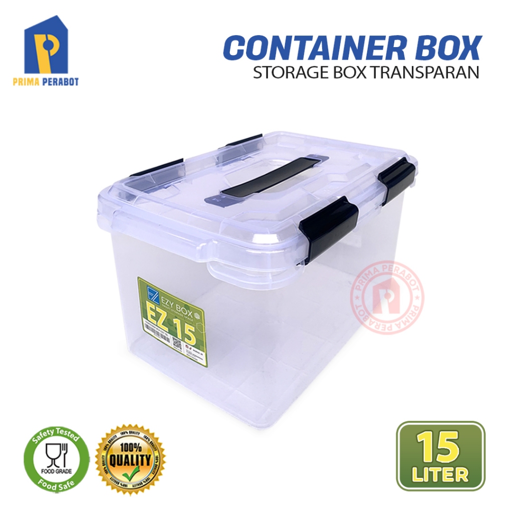 Jual Storage Box MultiFungsi Box Container 15 L Transparan | Shopee ...