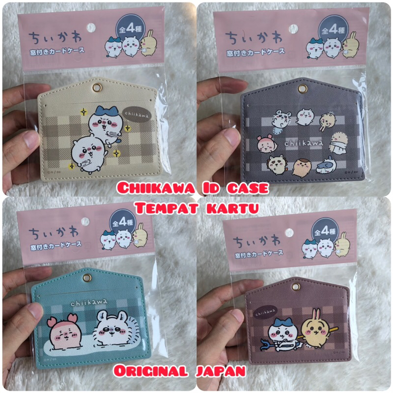 Jual chiikawa id case tempat kartu emoney kartu kereta name tag ...