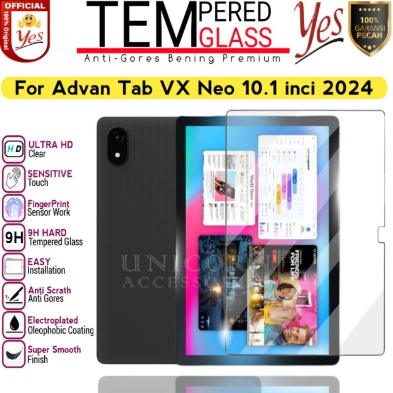 Jual ADVAN TAB VX NEO / Advan Tab VX Neo / 10.1 inch 2024 / Tempered ...