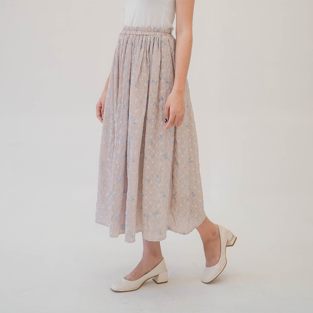 Jual Rok Flare Wanita | Diora Skirt | HULM | Shopee Indonesia