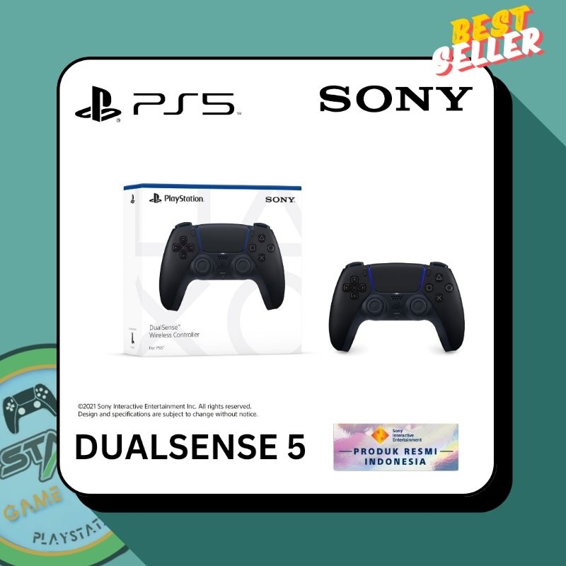 Jual SONY PS5 DualSense Controller / Dual Sense / Stik PS5 Midnight Black | Shopee Indonesia