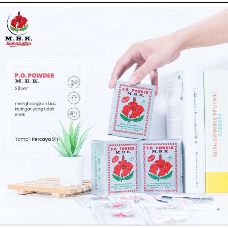 Jual Bedak MBK Ketiak / Deodorant Powder MBK Silver dan Putih Sachet ...