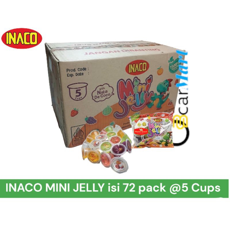 Jual INACO MINI JELLY 1 Dus Nata De Coco isi 72 Bungkus 5 cups | Shopee ...
