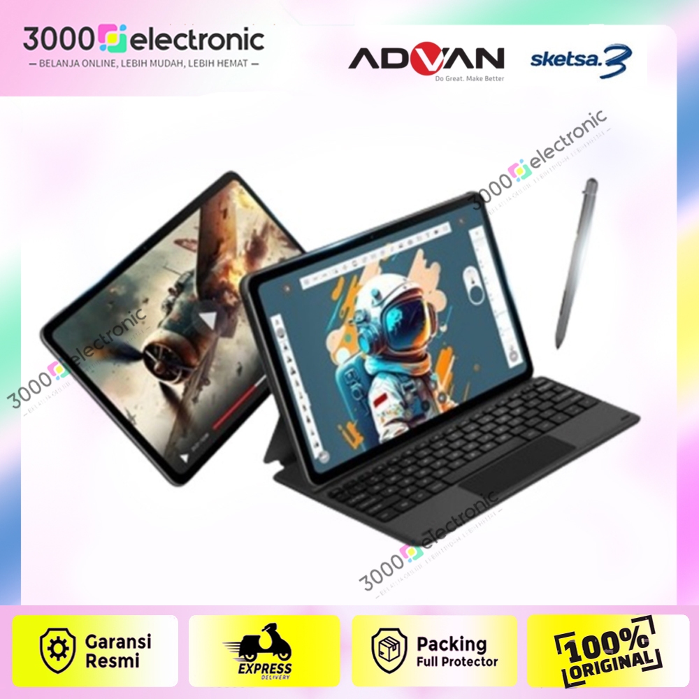 Jual Advan Tablet Sketsa 3 6/128GB & 8/128GB - Layar 10.1"hd ips , tab ...