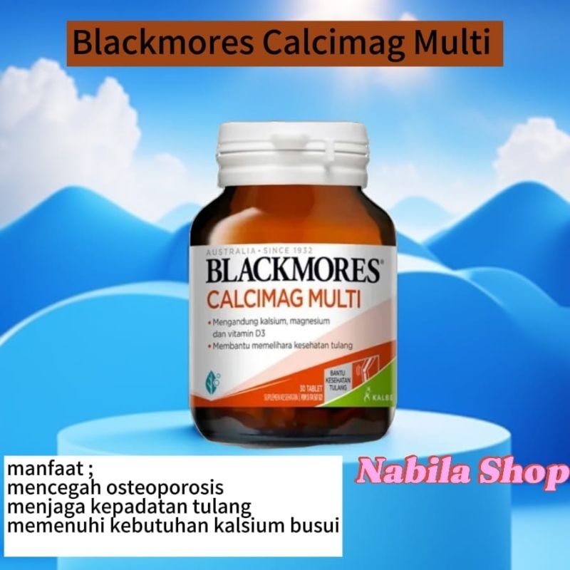 Jual BLACKMORES CALCIMAG MULTI 30 TABLET//SUPLEMEN KESEHATAN TULANG ...