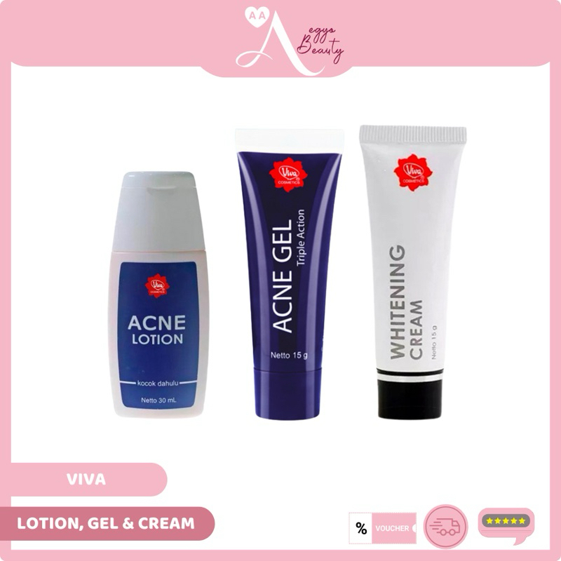 Jual Viva Acne Lotion 30 ml | Viva Acne Gel | Viva Whitening Cream - 15 ...