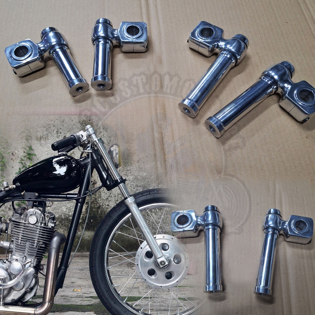 Jual Dogbone Chopper . Riser Dogbon . Raiser Custom . Dudukan stang | Shopee Indonesia