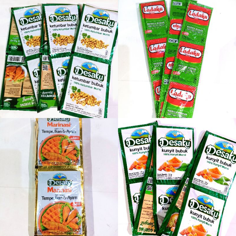 Jual Bumbu Instan Desaku All Variant Ladaku/ Marinasi/ Ketumbar Bubuk ...
