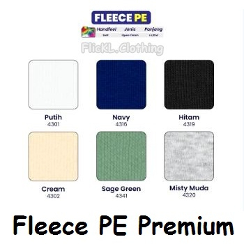 Jual Kain Fleece PE Premium Bahan Fleece Polyester Berbulu Sweater Kilo ...