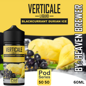 Jual Verticale Liquid Rasa Blackcurrant Durian Ice 60ML Pod Series By ...