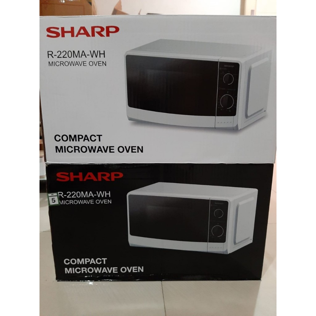 Jual Microwave Sharp R 220 Sharp Microwave Oven Low Watt 20 L R220-MAWH ...