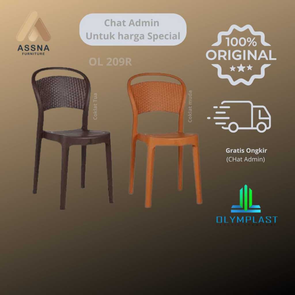 Jual Kursi Makan Teras Cafe Sandaran Sender Santai Modern Plastik ...