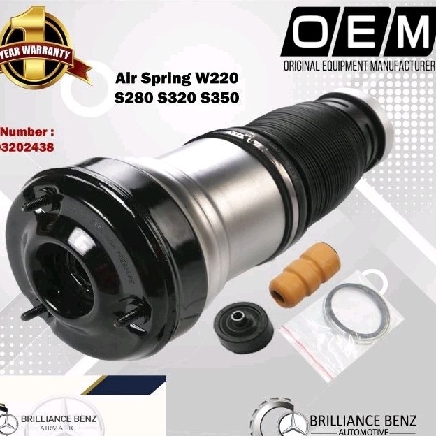 Jual AIR SPRING W220 DEPAN S280 S320 S350 BALON W220 AIRSUS MERCEDES ...