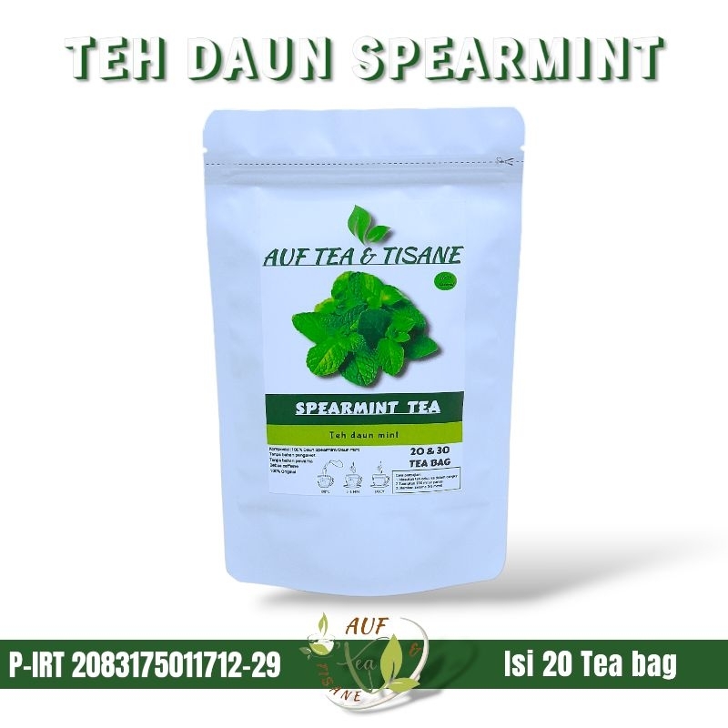 Jual SPEARMINT TEA/TEH DAUN MINT/SPEARMINT TEA UNTUK JERAWAT,ISI 20 TEA BAG(TEH CELUP) | Shopee ...