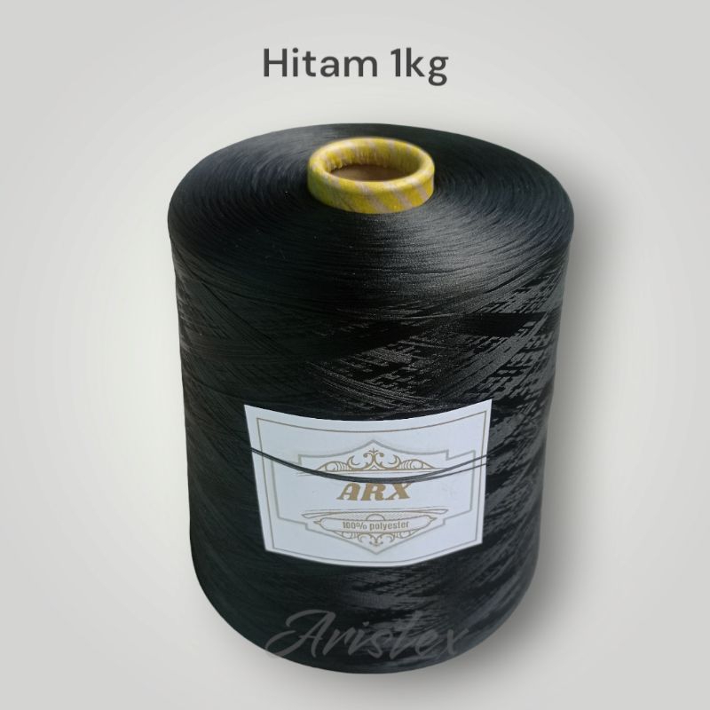 Jual BENANG OBRAS POLYESTER HITAM 1KG | Shopee Indonesia
