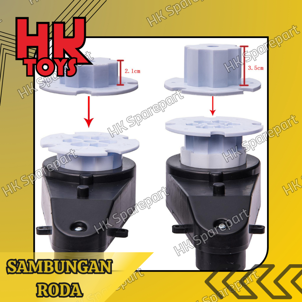 Jual HK - SAMBUNGAN DUDUKAN RODA MOBIL MOTOR MAINAN AKI ANAK REMOT ...