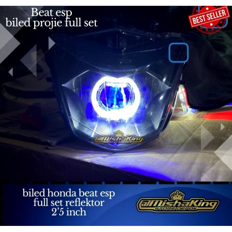 Jual Lampu led bilet biled honda beat esp beat street injeksi full set ...