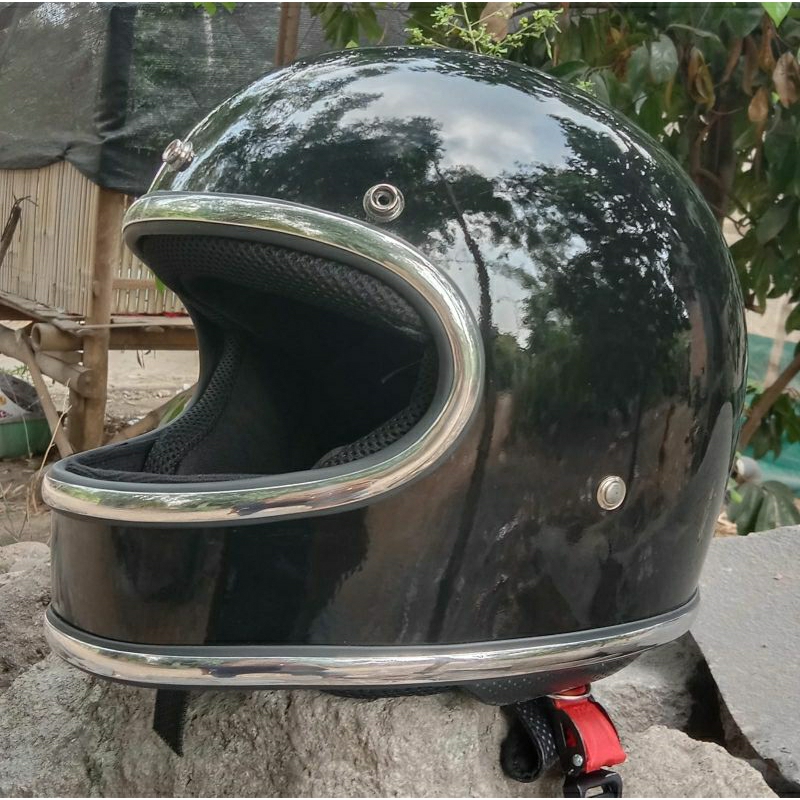 Jual HELM GRINGGO SLIM HEAD SOLID DAN RAW (GRATIS PED) | Shopee Indonesia