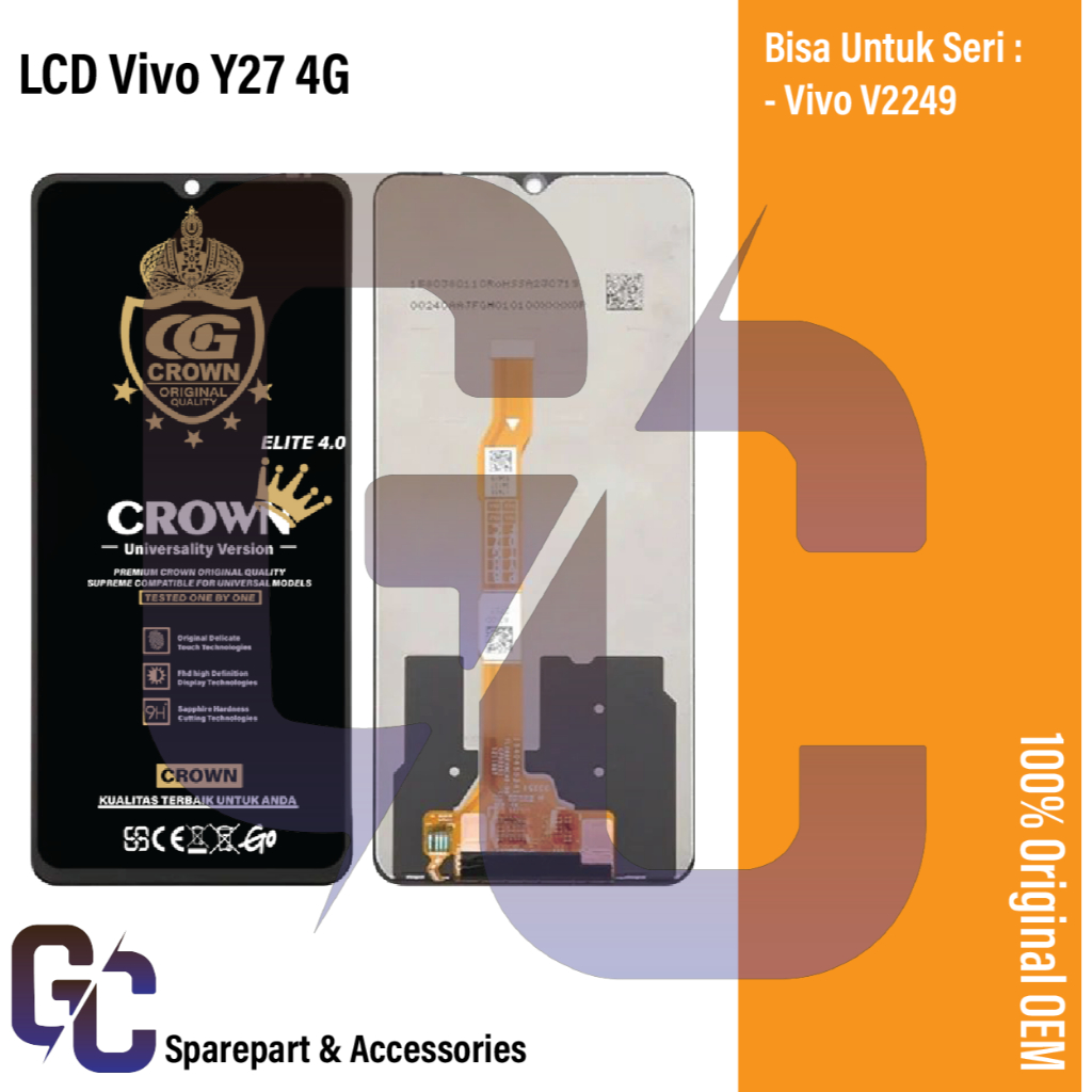 Jual LCD TOUCHSCREEN VIVO Y27 4G / V2249 / FULLSET COMPLETE | Shopee ...