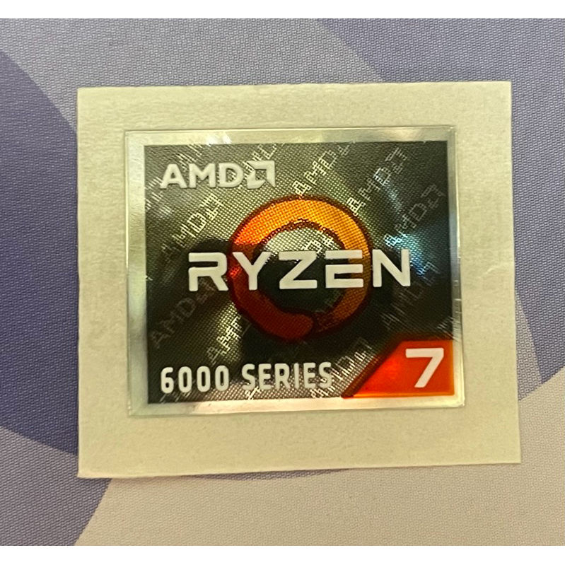Jual Sticker stiker logo AMD Ryzen 7 6000 Series gen6 original | Shopee ...