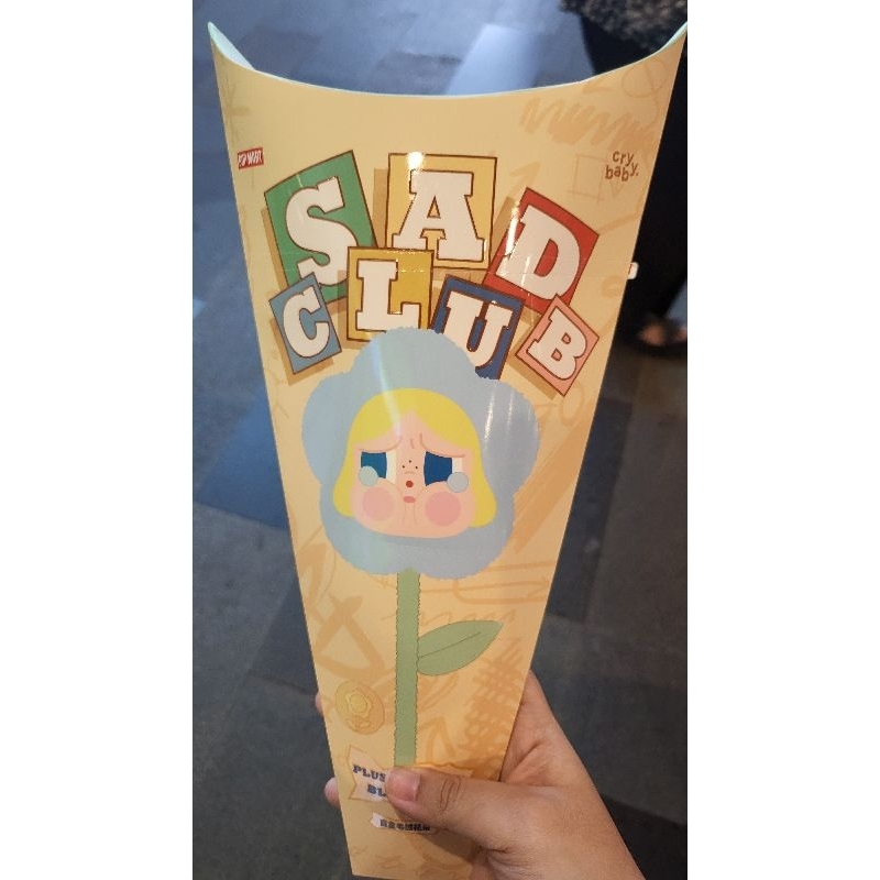 Jual CRY BABY Sad Club Plush Flower (papaya yellow) | Shopee Indonesia